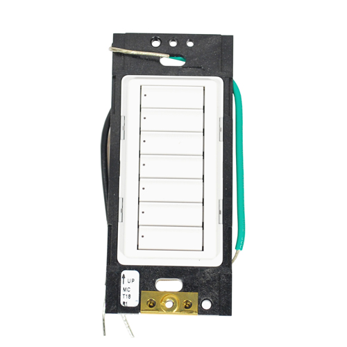 Lutron, Radio RA2 7 Buttons Keypad, RRD-W7B-WH
