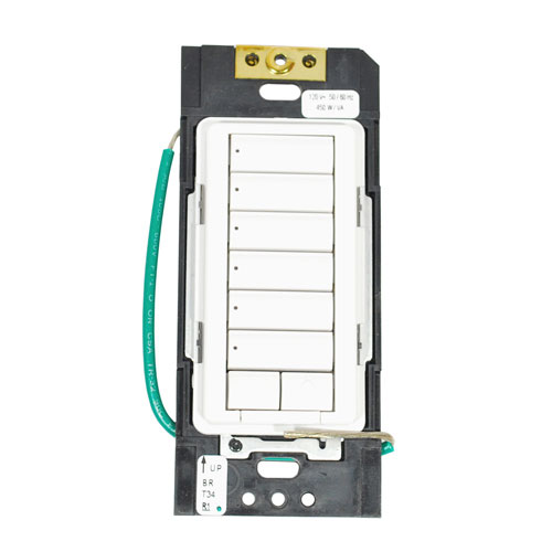 Lutron, Radio RA2 SeeTouch Hybrid Keypad 6 Buttons with Raise and Lower ...